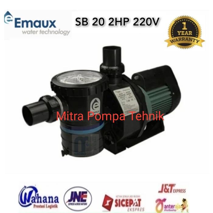 Jual Emaux SB 20 Mesin Pompa Air Kolam Renang Emaux 2HP Swimming Pool & SPA - Jakarta Barat ...