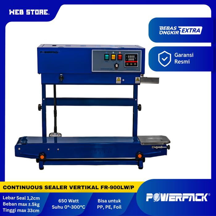 Promo Mesin Segel Kemasan Vertikal Continuous Band Sealer POWERPACK FR ...