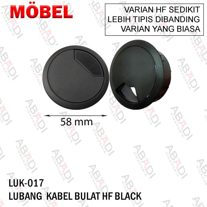 Jual Tutup Lubang Kabel Gromet Grommet Bulat Plastik Abu Grey /Putih ...