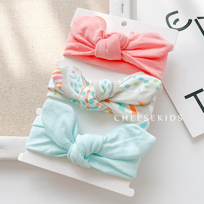 Jual Set Bando Bandana Bayi Isi 3 Headband Hairband Newborn Impor Lucu ...
