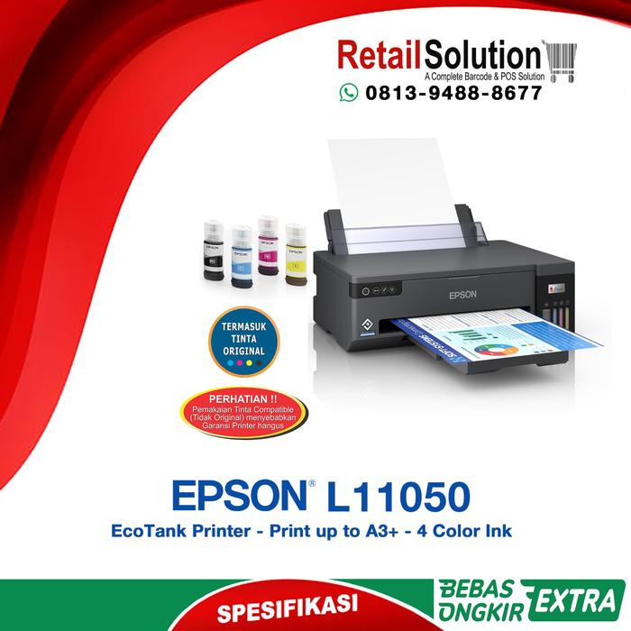 Jual Printer A3 Full Color Ink Tank Wireless WiFi - Epson EcoTank ...