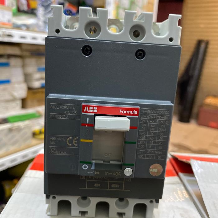 Jual MCCB ABB Sace formula A1C 125 3P 40a/mccb abb 3p 40a - Kota ...