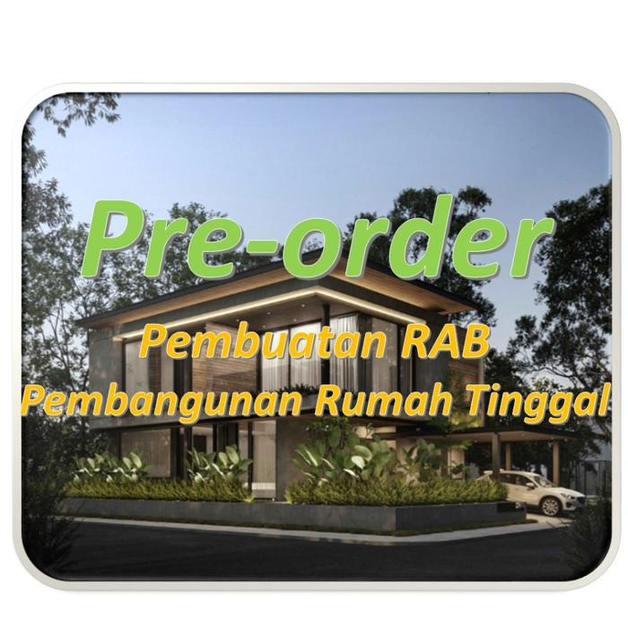 Jual Rencana Anggaran Biaya || Rumah Tinggal - Kab. Bogor - New Zanki ...