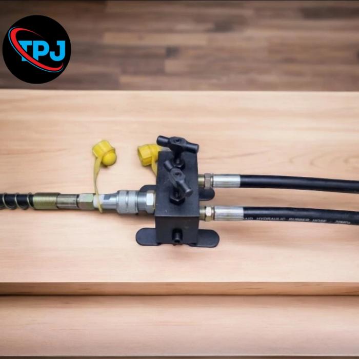 Jual 700 bar 2 Port 3/8" Hydraulic Manifold Cabang 2 Hidrolik 70 MPa ...