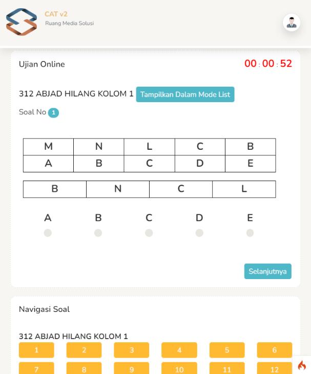 Jual Aplikasi CAT Angka Hilang - Huruf Hilang - Simbol Hilang - Kab ...