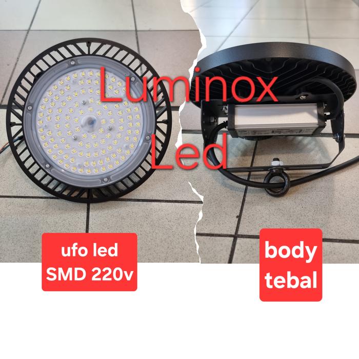 Jual ufo led body tebal 100w 100watt / industri led ufo smd 100 watt ...