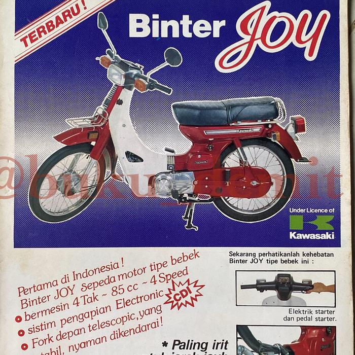 Jual IKLAN JADUL MOTOR BINTER JOY - MOTOR 4 TAK PERTAMA DI INDONESIA ...