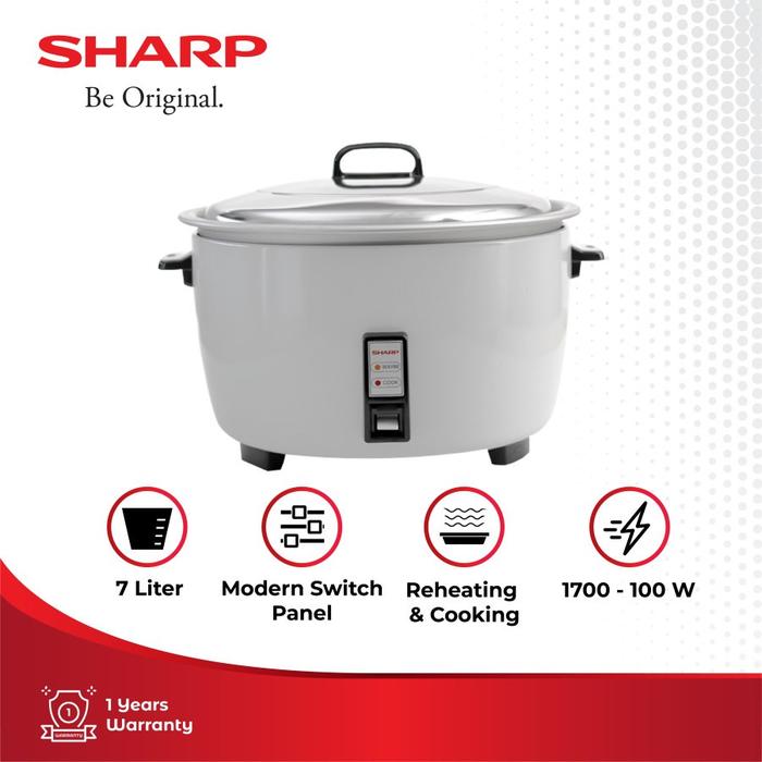 Jual SHARP Rice Cooker Jumbo Magic Com 7 Liter Kapasitas Besar KSH-777 ...
