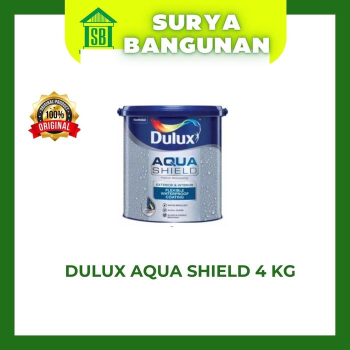 Jual Cat Tembok Dulux Aquashield Waterproofing Exterior 4 kg - Kab ...