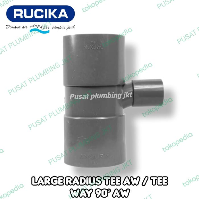 Jual Tee way PVC aw 4" x 2" inch / TY PVC AW 90°Drajat Rucika - Jakarta Pusat - PUSAT PLUMBING ...