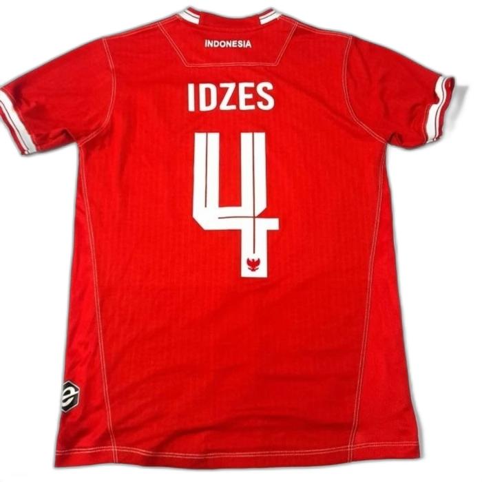 Jual Jay Idzes #4 Timnas Indonesia Home Shirt Jersey 2024 Erigo Sport ...