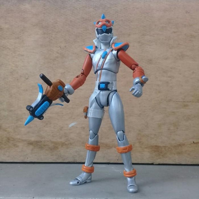 Jual action figure custom Shf Kirameiger Silver power rangers super ...