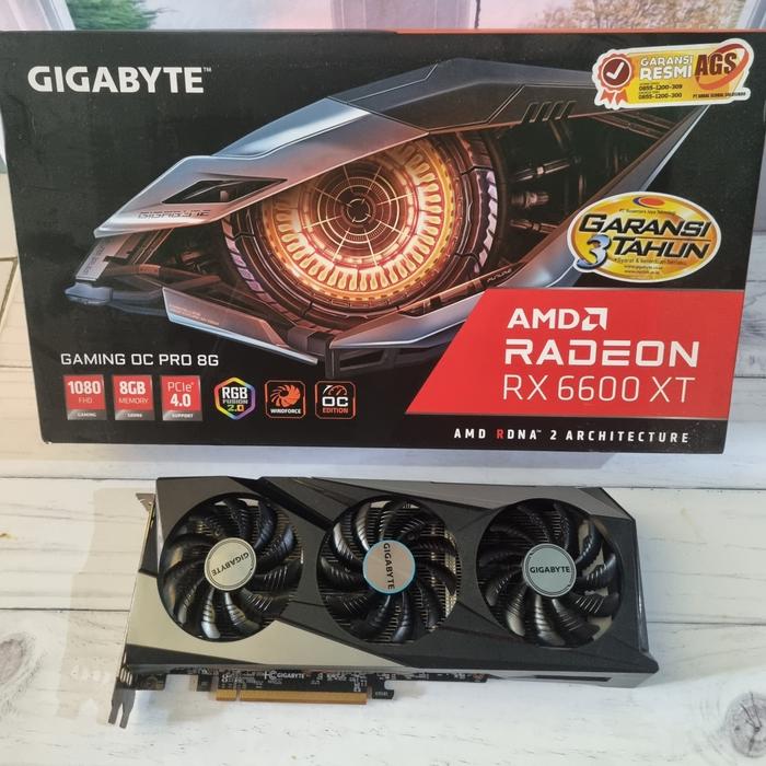 Jual VGA RX 6600 XT GPU RX 6600XT RX6600XT Garansi Resmi Normal Mulus ...