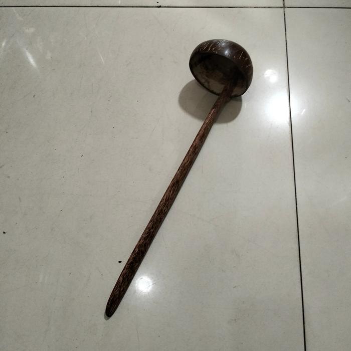 Jual CENTONG BATOK KELAPA / GAYUNG BATOK KELAPA GAGANG KAYU KELAPA 43 ...
