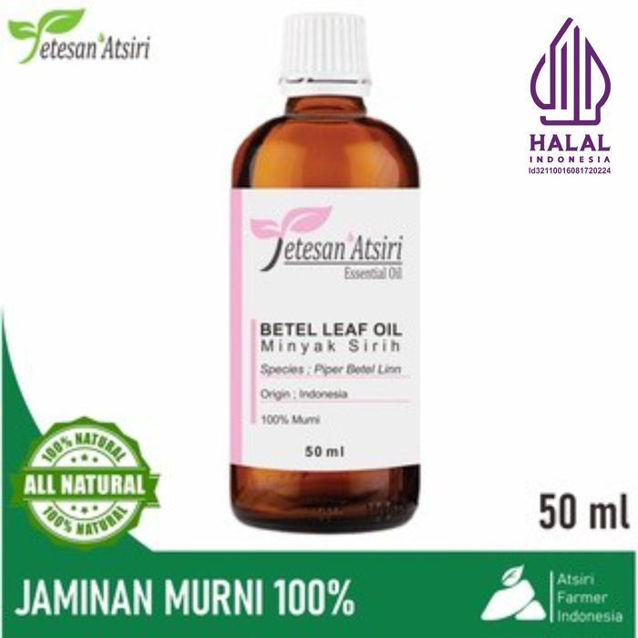 Jual 50ml minyak atsiri daun sirih murni 100% betel leaf pure essential oil - Kab. Bogor ...
