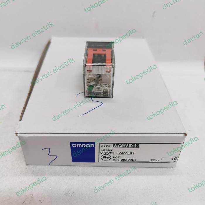 Jual relay omron MY4N-GS, 24vdc - Jakarta Barat - davren electrik ...