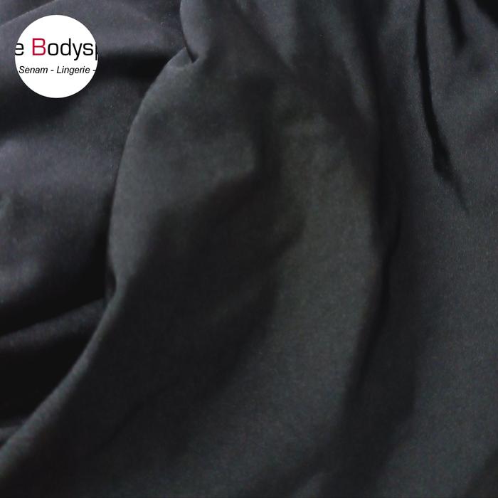 Jual Kain Spandex Lycra Bright Hitam Licin Kilat Lebar 2 Meter Melar 4 ...