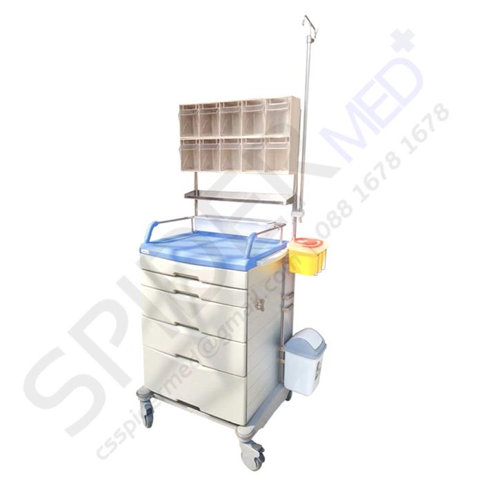 Jual Acare EC 500D Emergency Cart Trolley IGD UGD Troli Darurat EC500D ...