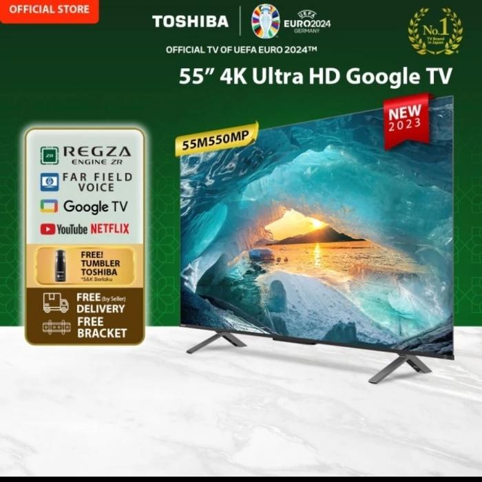 Jual TOSHIBA TV 55 INC 4K UHD GOEGLE TV QUANTUM DOT QLED DOLBY "55M550MP" - Kota Medan - UTAMA ...