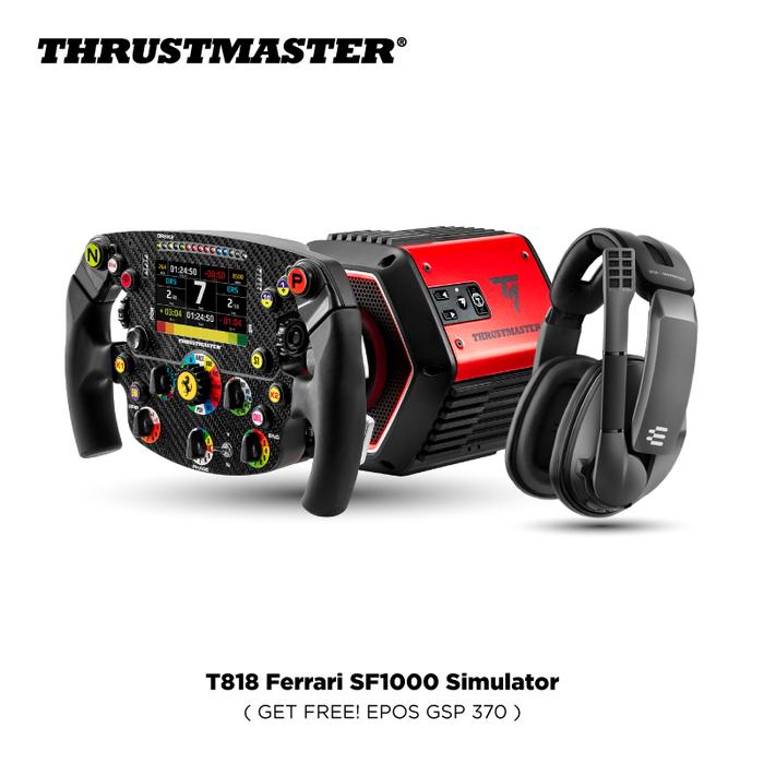 Promo Thrustmaster T818 Ferrari SF1000 Racing Simulator Direct Drive ...