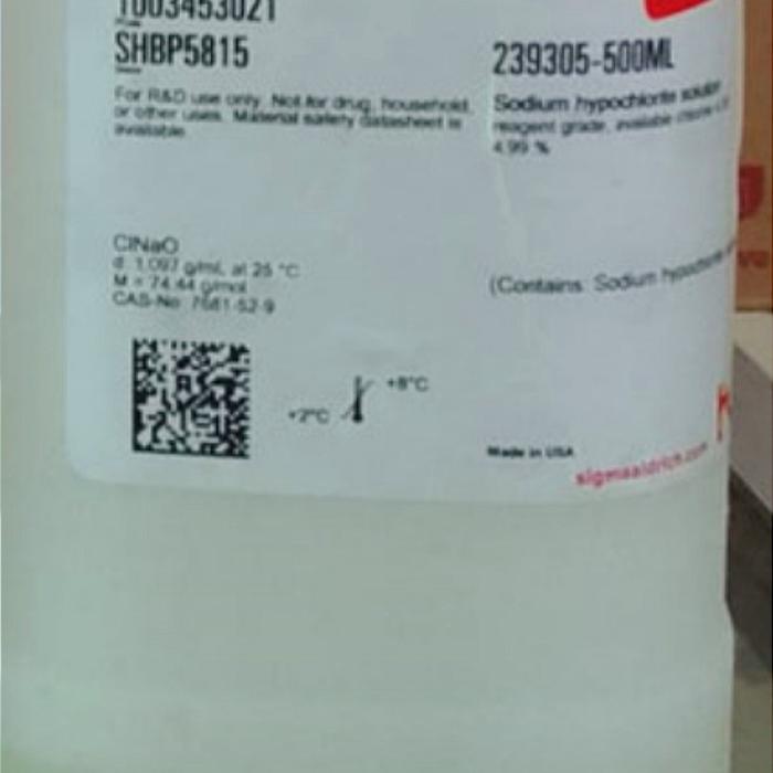 Jual Sodium Hypochlorite solution sigma 239305 500ml - Jakarta Timur ...