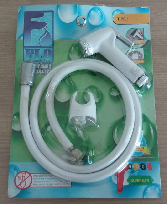 Jual Shower Bidet Full Set Flo Putih Selang Panjang - Kota Surabaya ...