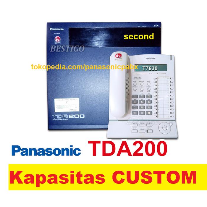Jual Pabx Panasonic KX-TDA200 kapasitas Custom CO Line dan Extension - Jakarta Timur - PABX ...