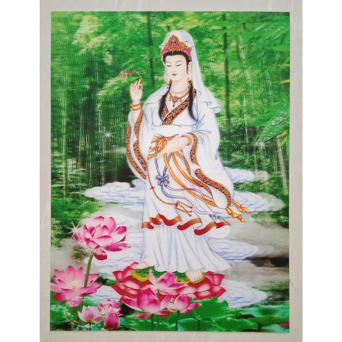 Jual Poster Gambar 3D / 3 Dimensi Dewi Kwan Im 30x40cm - Kota Surabaya ...