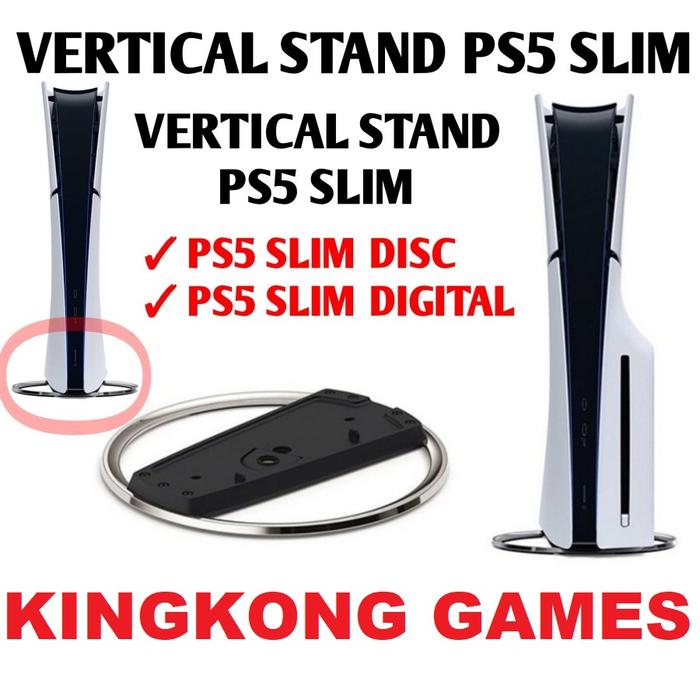 Jual Vertical Stand PS5 Slim Disc PS5 Slim Digital Vertical Stand ...