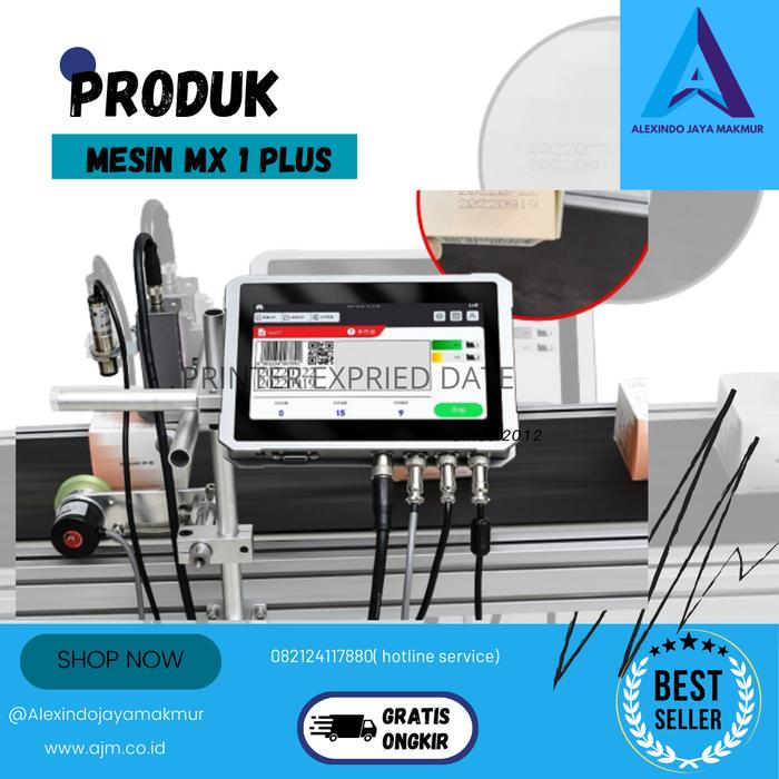Jual MX1 PLUS Thermal InkJet Printer TIJ cetak Expired Date QR Barcode - Kota Tangerang - AJM ...