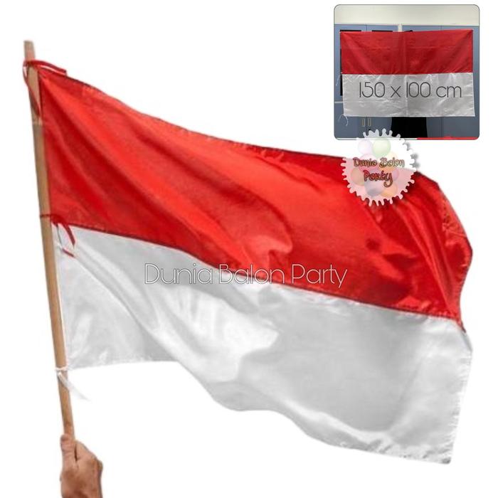 Jual [150x100cm] Bendera Merah Putih / Bendera Indonesia / Bendera MP ...