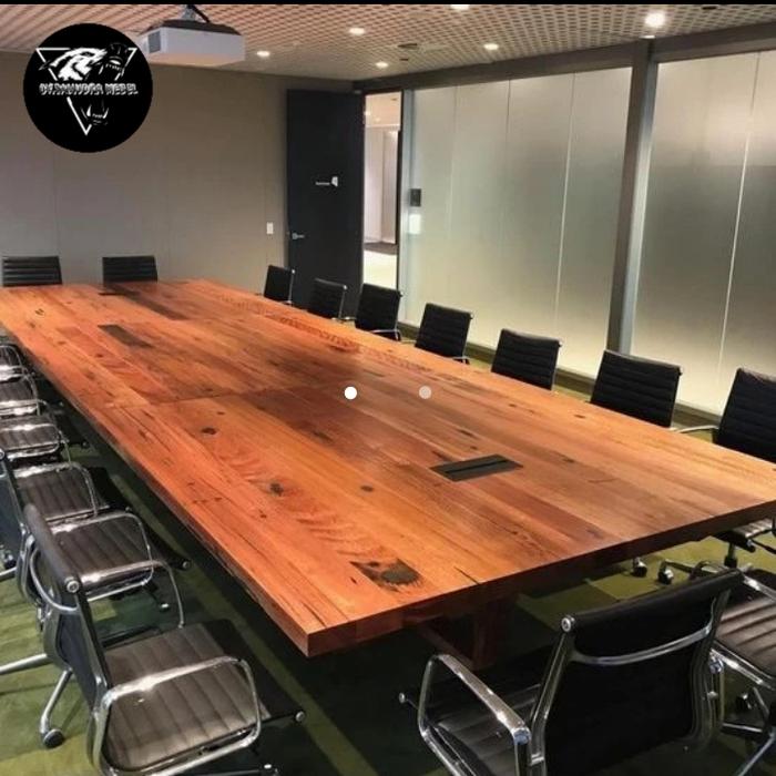 Jual meja meeting kantor-meja rapat besar-meja kerja Uno:300x120x75x3cm ...