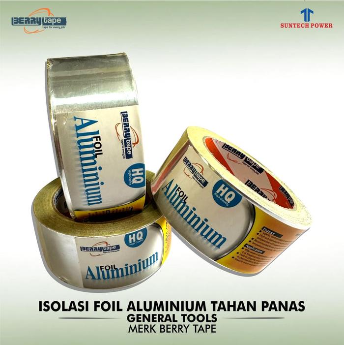 Jual Isolasi Aluminium Foil 48 x 25 m Merk Berry Lakban Aluminium Foil ...