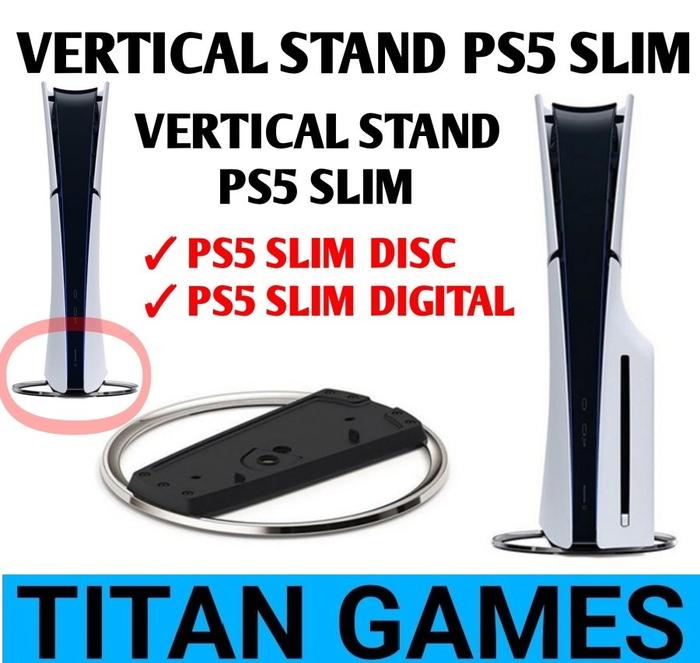 Jual Vertical Stand PS5 Slim Disc PS5 Slim Digital Vertical Stand ...