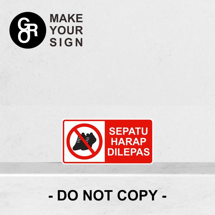 Promo RAMBU AKRILIK/ACRYLIC SEPATU HARAP DILEPAS 15X30CM - Kota Bandung ...