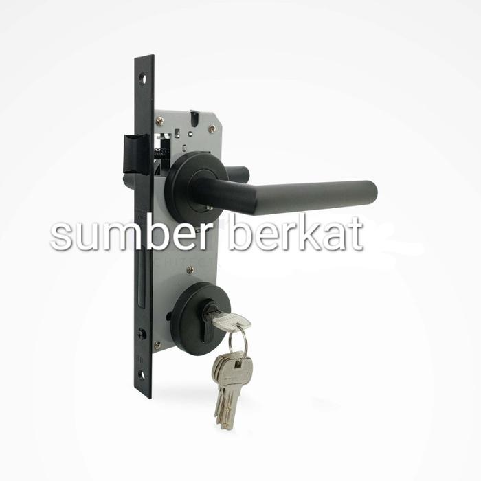 Jual Handle pintu hitam , handle pisah hitam set , handle pisah hitam ...