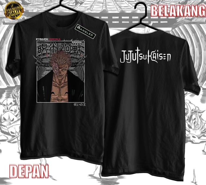 Jual Baju Anime jujutsu kaisen ryomen sukuna - kaos anime - baju wibu ...