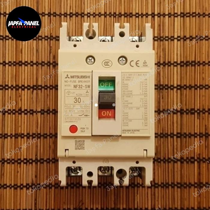 Jual MCCB Breaker Mitsubishi NF32-SW 3 Phase 30 Ampere Original Japan - Jakarta Pusat - Japfa ...