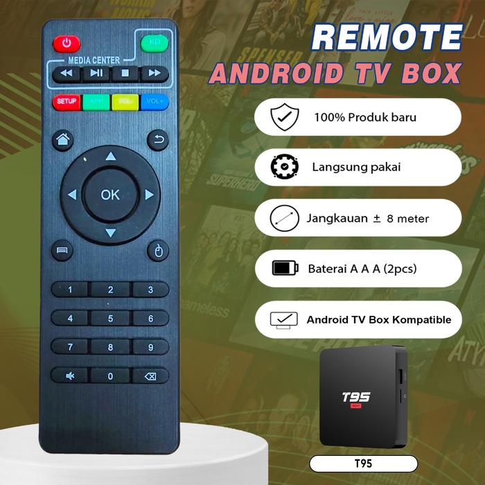 Promo remote android box t95 langsung on remote t95 langsung pakai remote android t95 ori tanpa ...