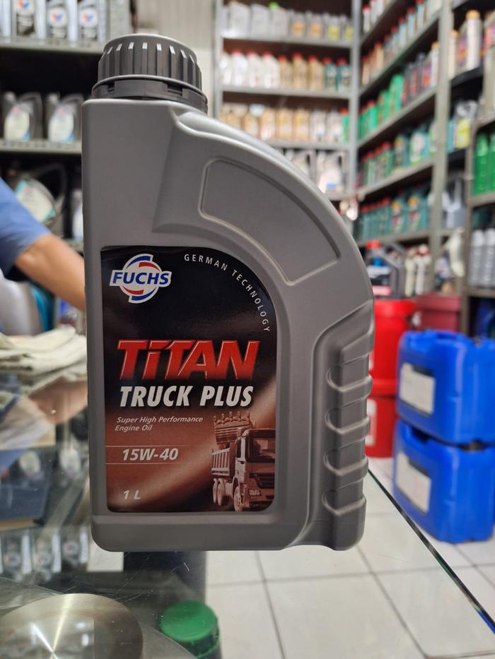 Jual FUCHS TITAN TRUCK PLUS 15W40 15W-40 API CI-4 kemasan 1 Liter ...