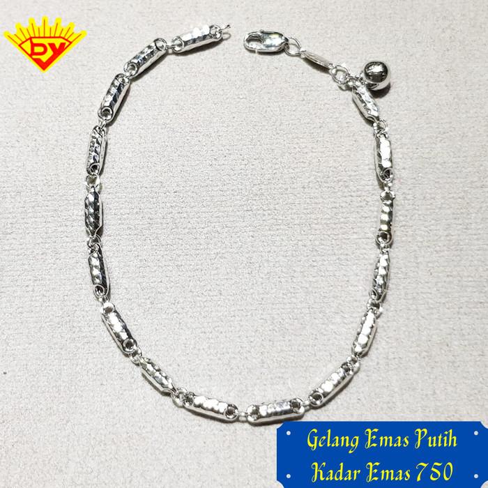Jual Gelang Rantai Emas Putih 02 Kadar Emas 750 - Jakarta Pusat - TOKO ...