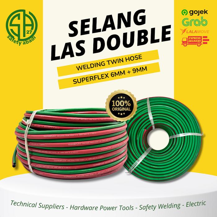 Jual Selang Las Double Original Superflex 1 Roll - Jakarta Barat ...