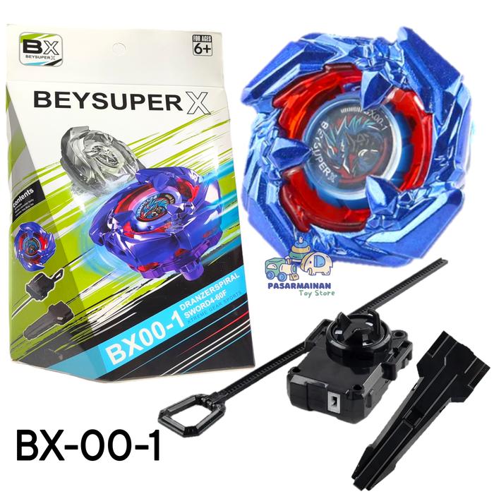 Jual Mainan Gangsing Beyblade X Dranzer Spiral Set Launcher Beysuper X ...