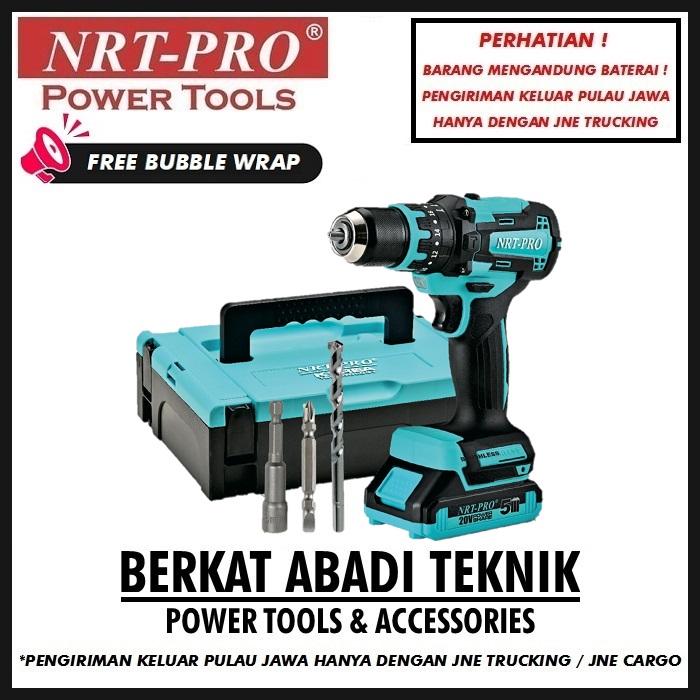 Jual NRT-PRO DC 740 Mesin Bor Cordless Drill Set 20V Baterai Impact DC740 - Jakarta Barat ...