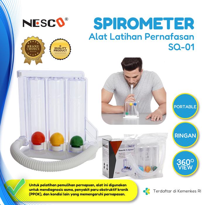 Jual Alat Latihan Pernapasan NESCO SPIROMETER TYPE SQ-01 - Jakarta ...
