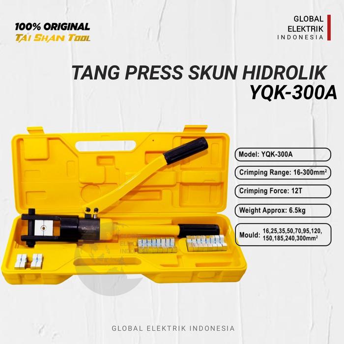Jual Tang Press Skun Hidrolik Crimping 16-300mm TaiShan - Jakarta Barat ...