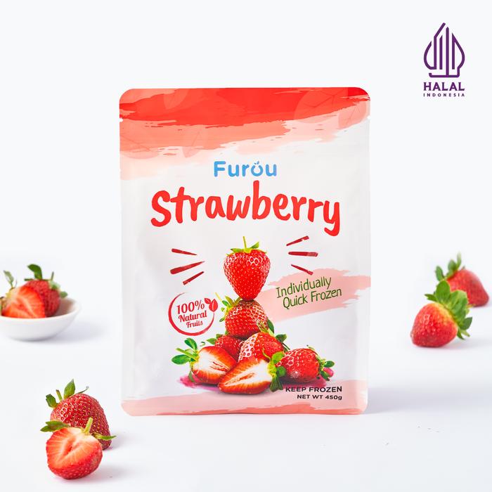 Jual Frozen Strawberry (IQF) | Buah Stroberi Beku | 450 gram - Jakarta ...