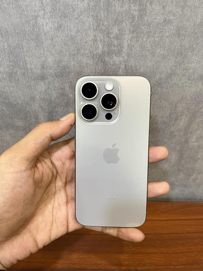 Jual iPhone 15 Pro iBox 128GB Natural Titaniuum second bh 99 - Garansi ...