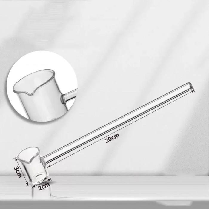 Jual High Borosilicate Glass Acid Spoon / Sendok Kaca Pengambil Sampel ...