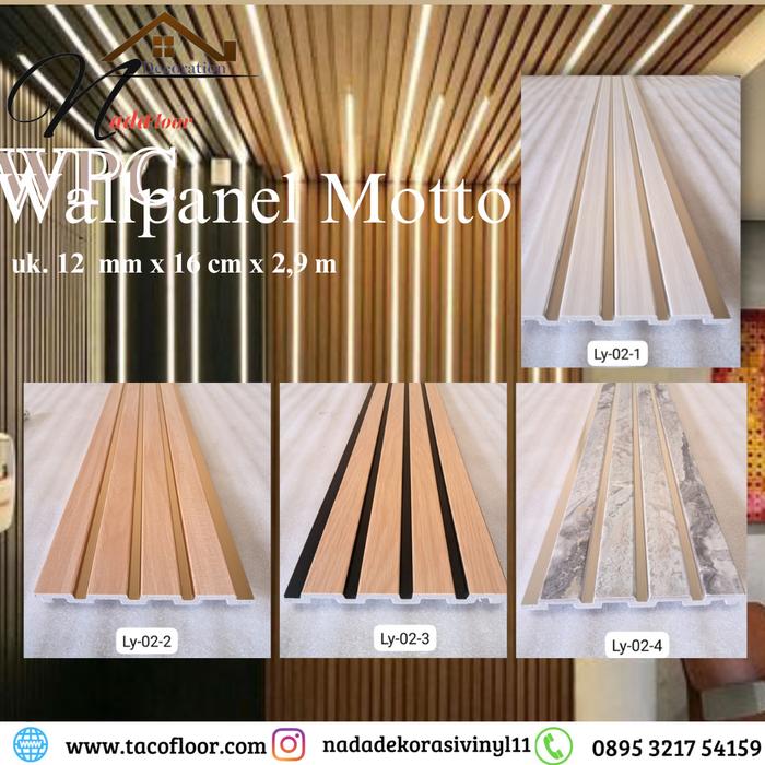 Jual wpc dinding wall panel motif best seller ukuran 2,9 m anti rayap ...